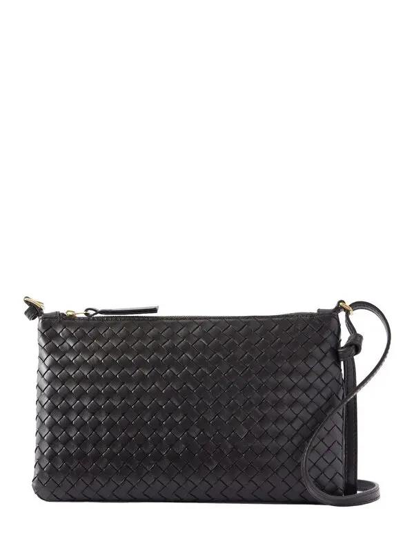 Bottega Veneta Gemellini Intrecciato Leather Shoulder Bag - Brown