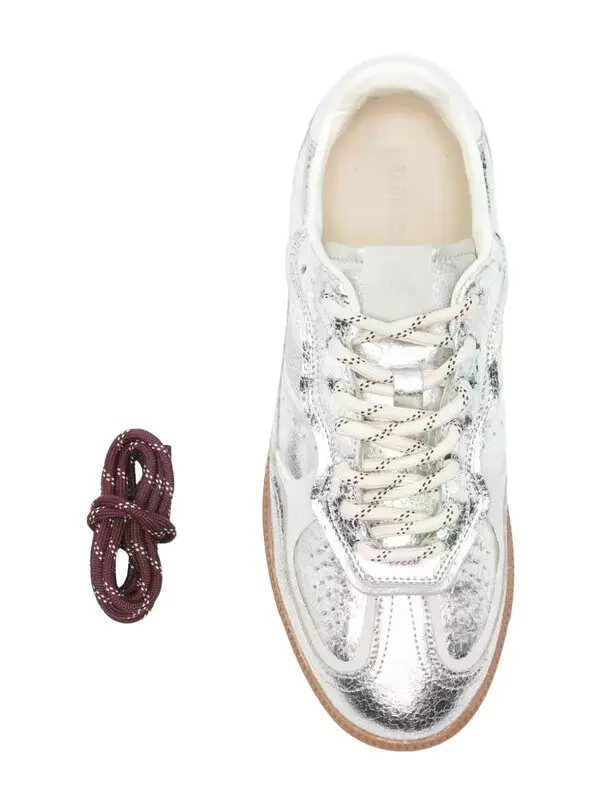 ALOHAS Tb.490 Shimmer-effect Sneakers - Silver