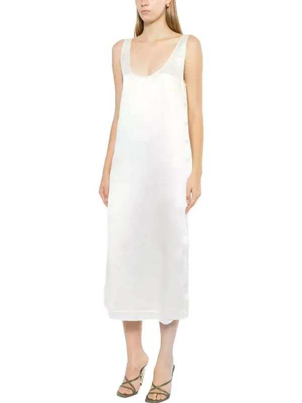 Cynthia Rowley Breakaway Snap Dress - White