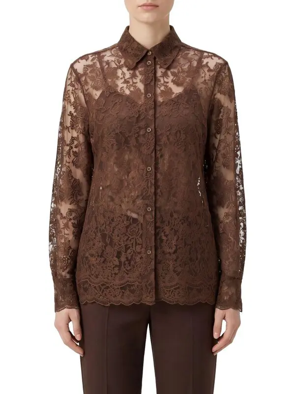 Ermanno Scervino Shirt Colour - Brown