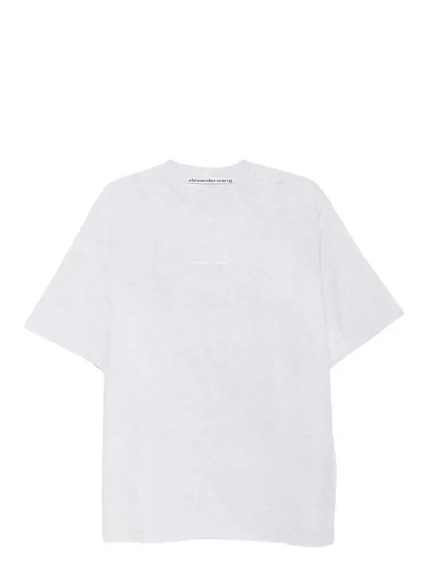 Alexander Wang Logo-print Oversized T-shirt - Grey