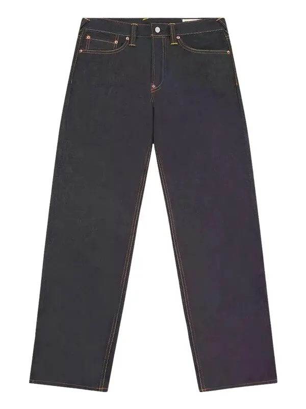 EVISU Daicock Print Wide-leg Jeans - Blue