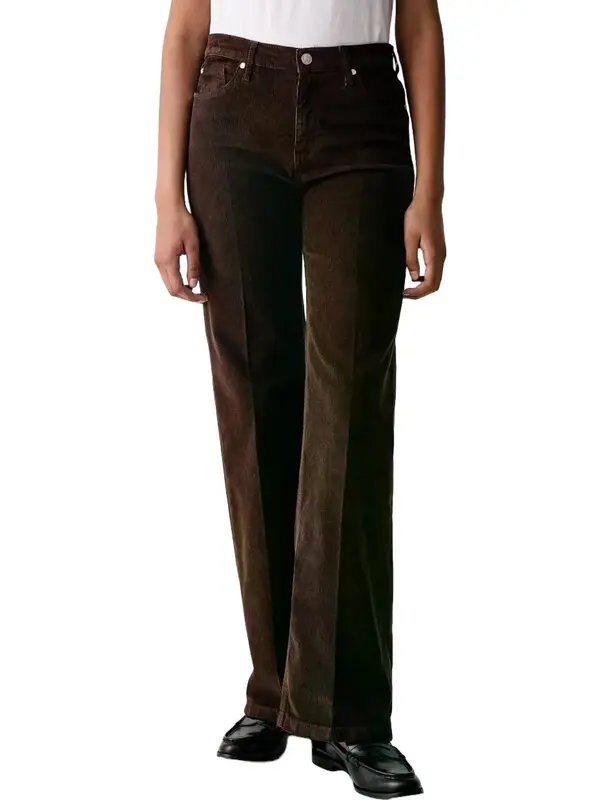 JOOP! Corduroy Flared Trousers - Brown