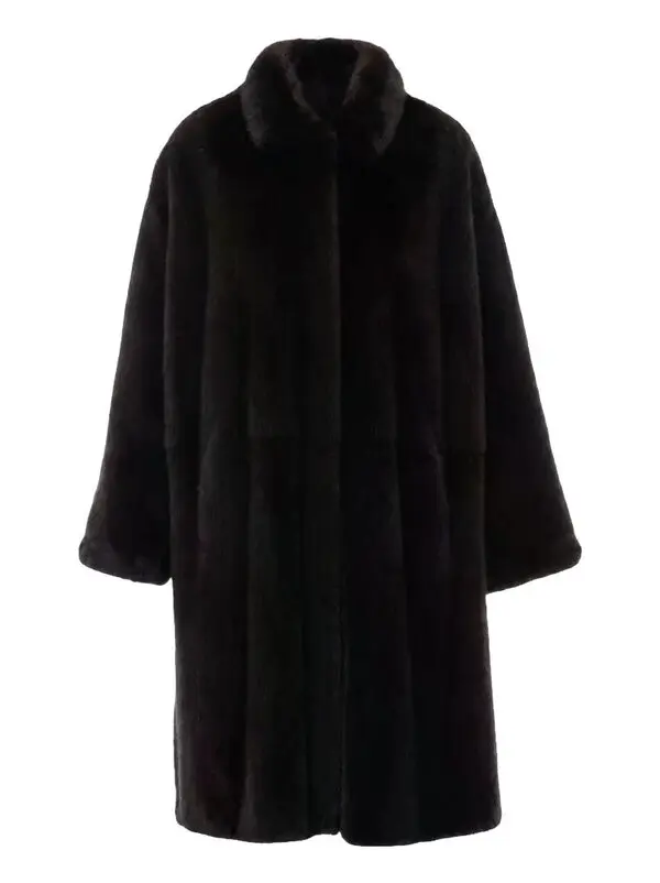 YVES SALOMON Reversible Faux-fur Coat - Black