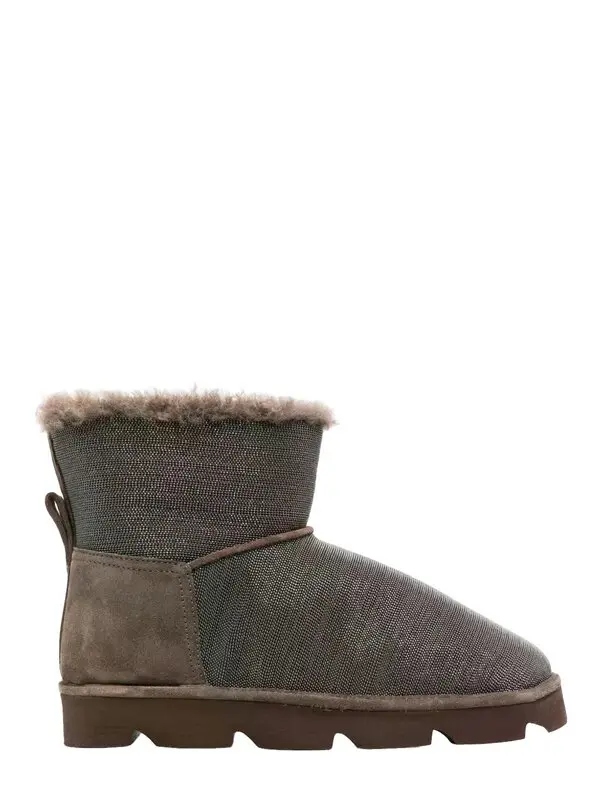 Brunello Cucinelli Ankle Leather Boots - Brown