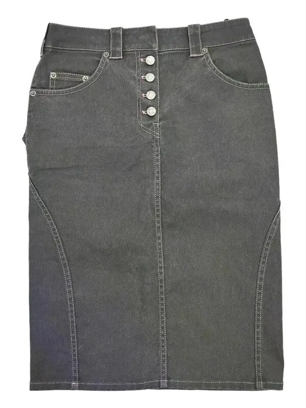 Dior 2003 Denim Skirt - Grey