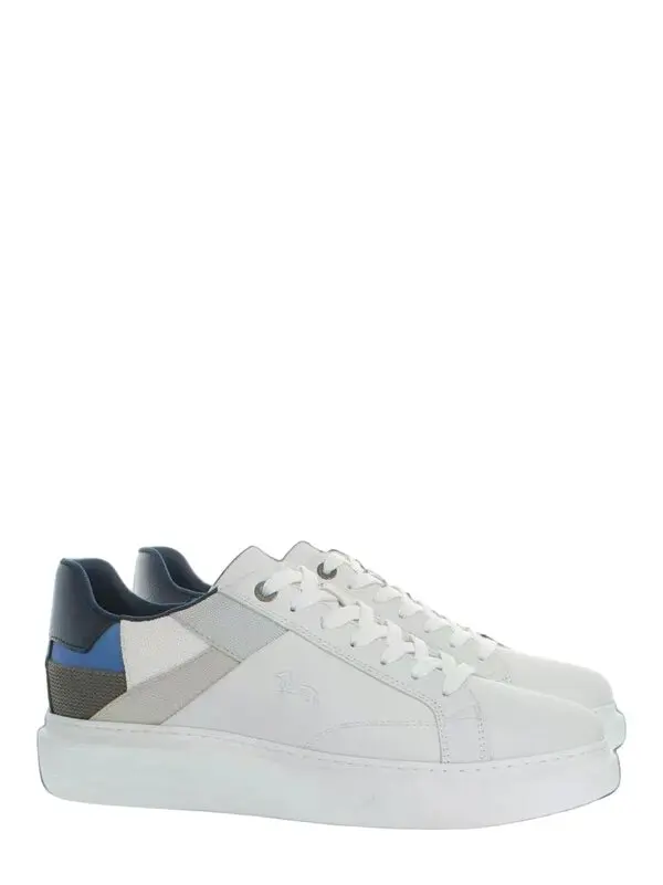 HARMONT & BLAINE Panelled Logo-embroidered Sneakers - Neutrals