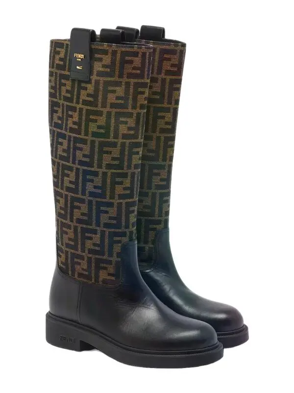 Fendi Filo Knee-high Boots - Black