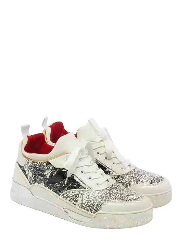 CHRISTIAN LOUBOUTIN Aurelien Lace-up Sneakers - White