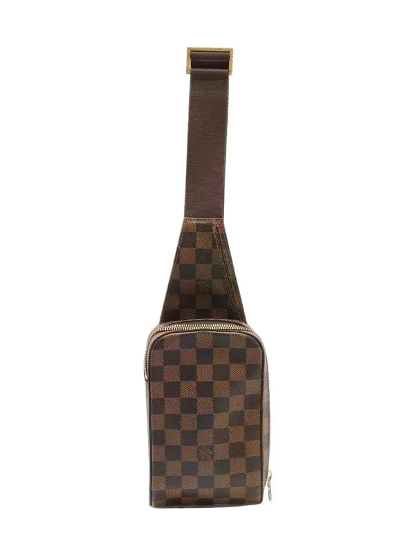 LOUIS VUITTON 2012 Geronimo Damier Ebene Belt Bag - Brown