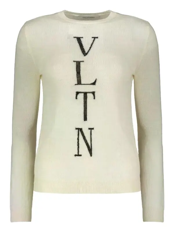 Valentino Garavani Wool Crew-neck Sweater - Neutrals
