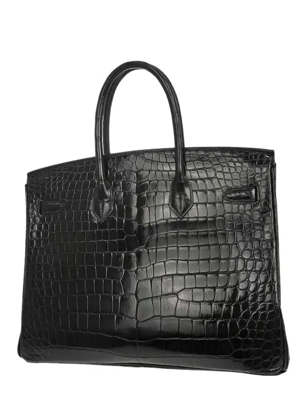 Hermès Birkin 35 Leather Tote Bag - Black