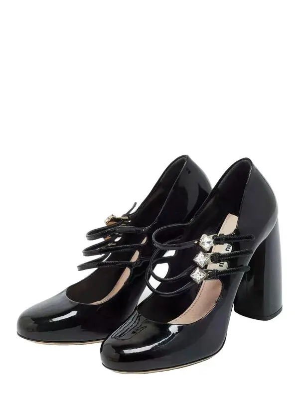 Miu Miu Mary Jane Pumps - Black