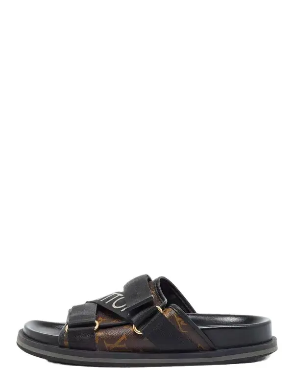 LOUIS VUITTON Honolulu Monogram Sandals - Brown