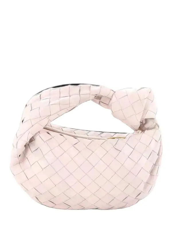 Bottega Veneta Bv Jodie Intrecciato Nappa Mini Hobo Bag - White