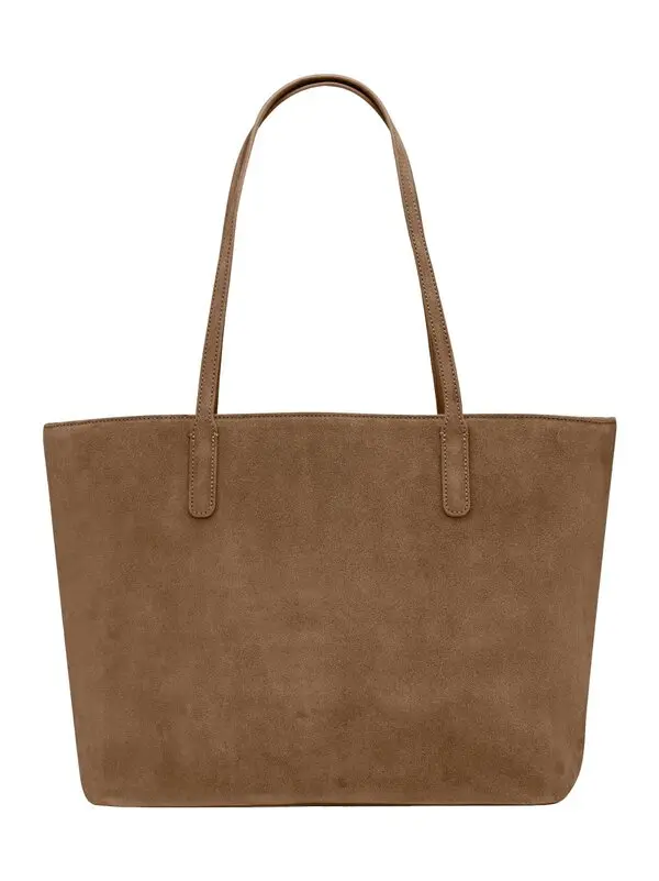 SAINT BOTOLPH The Pat Shell For The Oyster Bag--don't Smoke Tobacco Suede - Brown