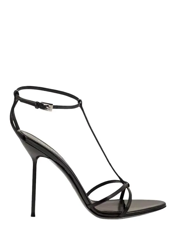 Paris Texas Lidia T-strap Sandals - Black