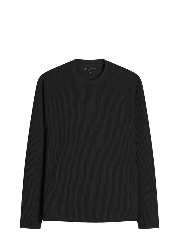 GOLDWIN Waffle Light Long Sleeve T-shirt - Black