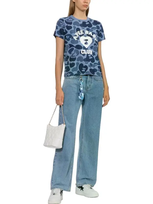 AAPE BY *A BATHING APE Camo Graphic Tee - Blue