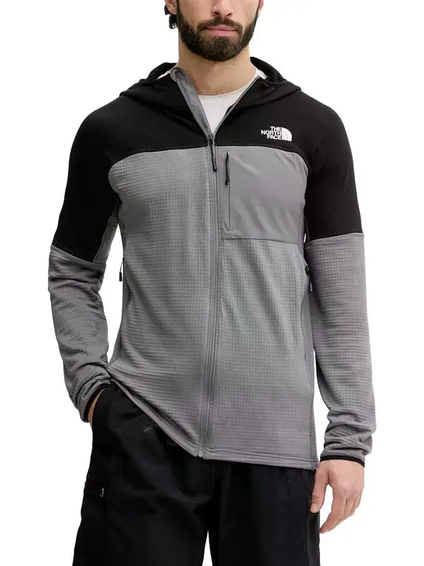 The North Face Stormgap Power Grid™ Panelled Zip-up Hooded Jacket - Grey