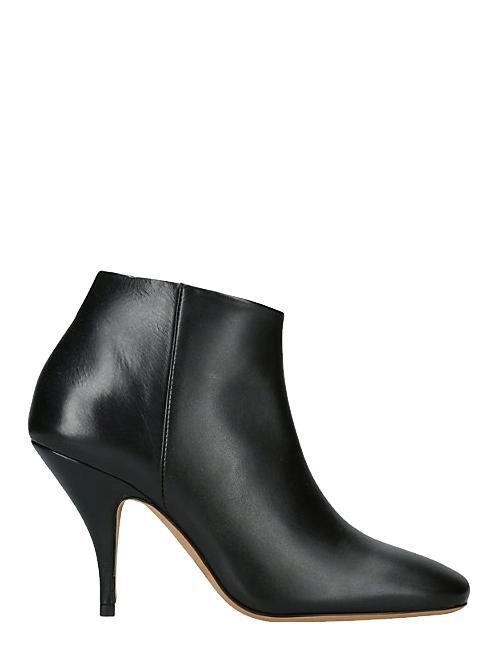 JUDE Credo Heeled Leather Ankle Boots - Black