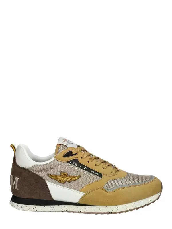 AERONAUTICA MILITARE Appliqué Sneakers - Neutrals