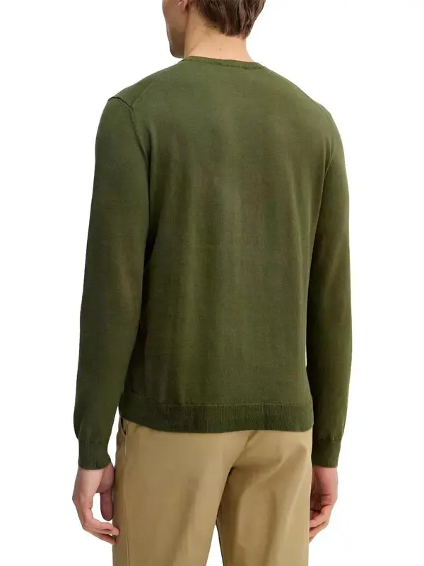 BENETTON Crew-neck Long-sleeve Jumper - Green