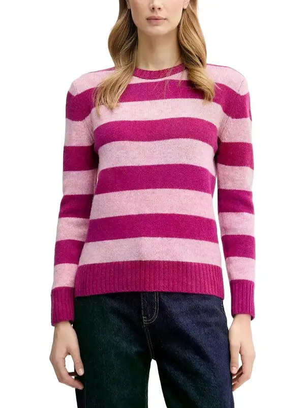 BENETTON Striped Knitwear - Pink