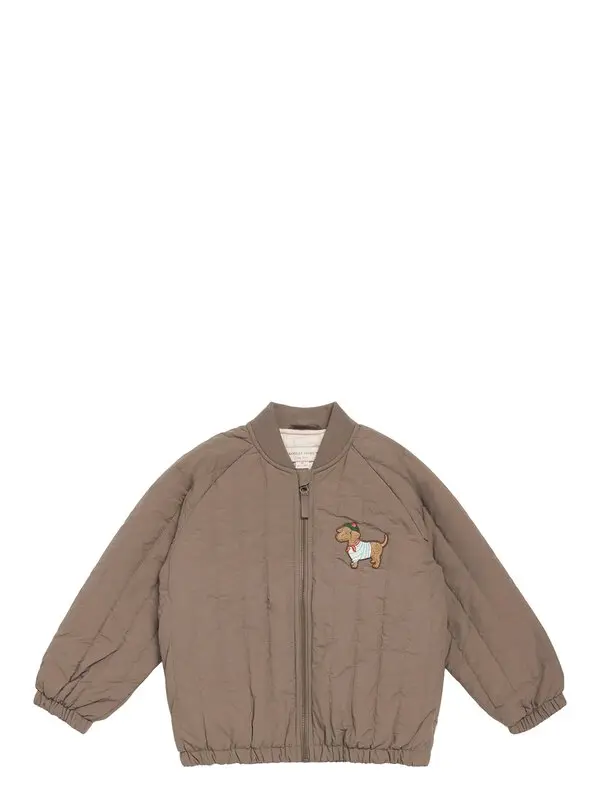 KONGES SLOJD Quilted Juno Bomber Jacket - Brown
