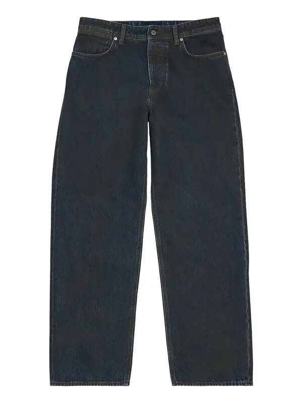 Stone Island Coated Relaxed Jeans - Blue