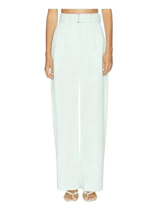 Matthew Bruch Pleated Barrel Trouser In . Also - Mint