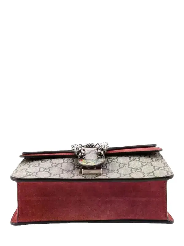 Gucci Dionysus Bag Blooms Print Gg Coated Canvas Mini Shoulder Bag - Brown