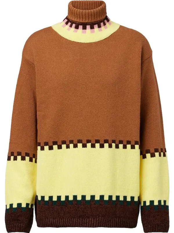 La DoubleJ Fireside Cote Anglaise Sweater - Multicoloured