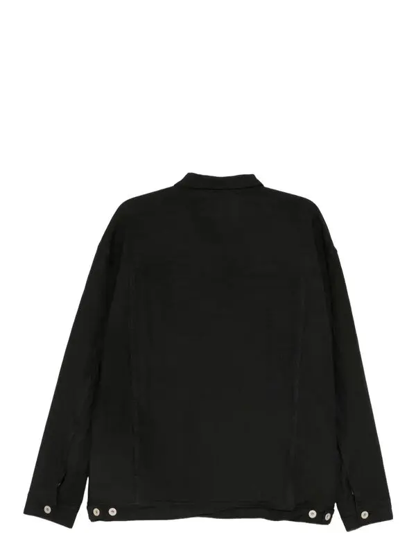 Comme Des Garçons Button-up Denim Jacket - Black