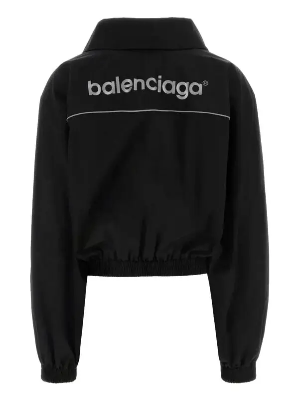 Balenciaga 3b Sports Icon Reflective-trim Jacket - Black