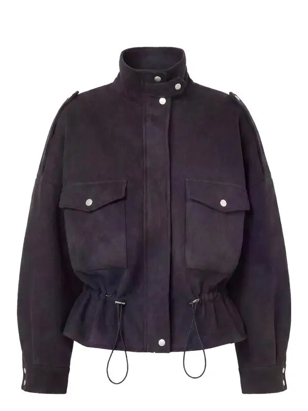 NICHOLAS Drawstring-waist Jacket - Black