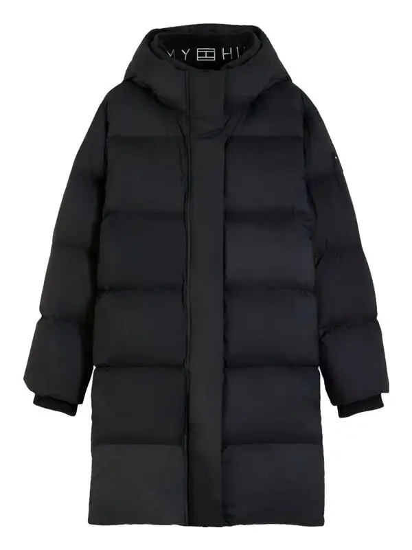 Tommy Hilfiger Hooded Padded Coat - Black
