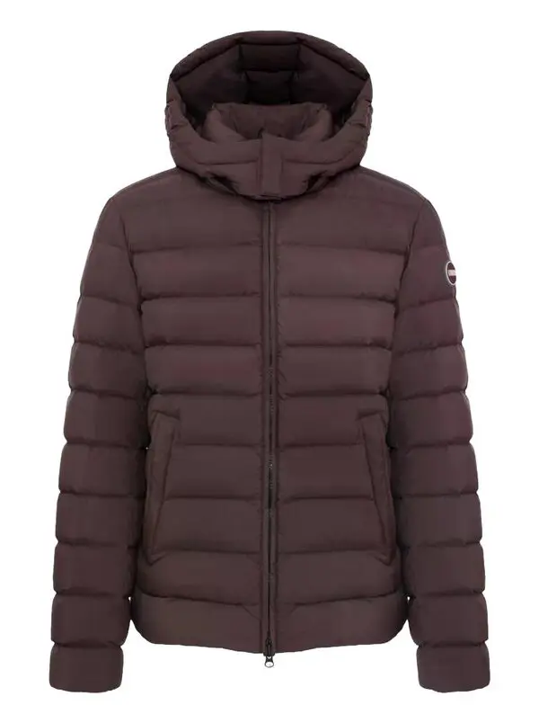 COLMAR Hooded Quilted Jacket - Brown