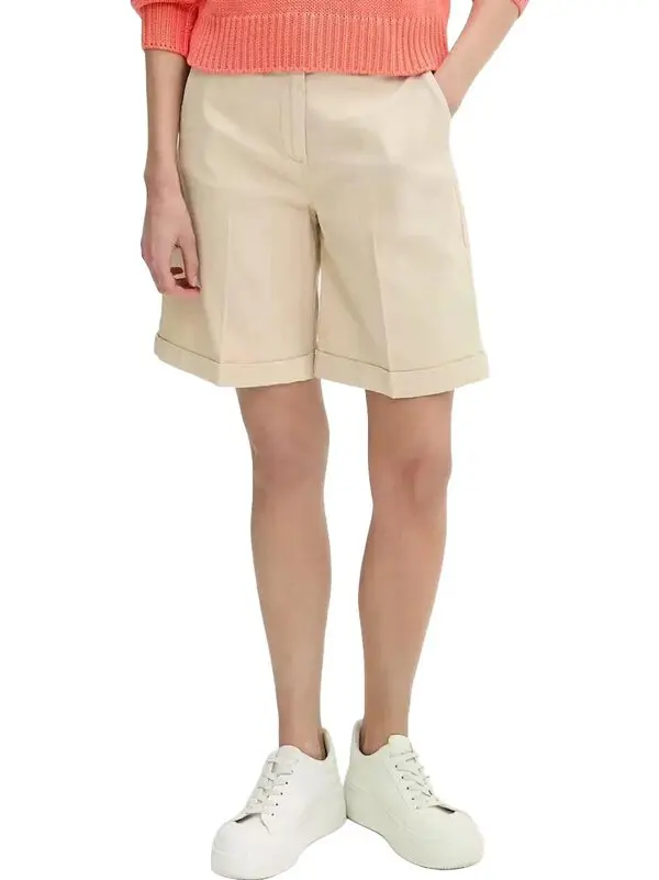 BENETTON Turned-up Cuff Shorts - Neutrals