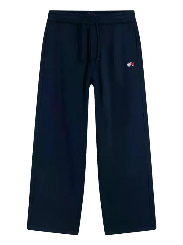 Tommy Hilfiger Logo-patch Drawstring Track Pants - Blue
