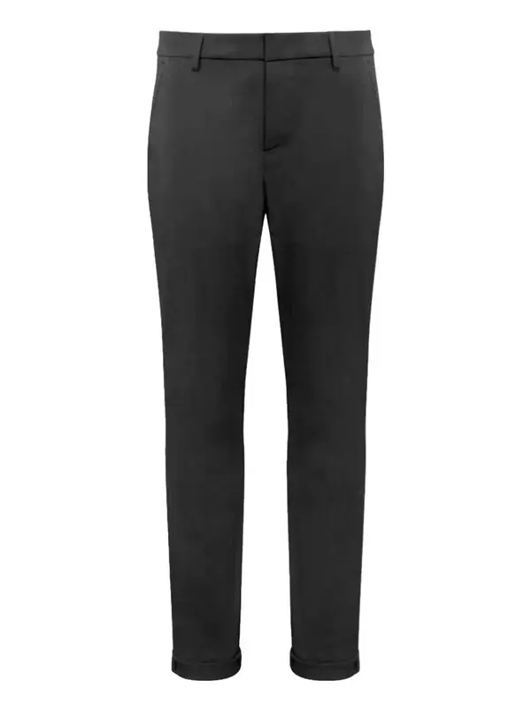 DONDUP Flat-front Trousers - Black