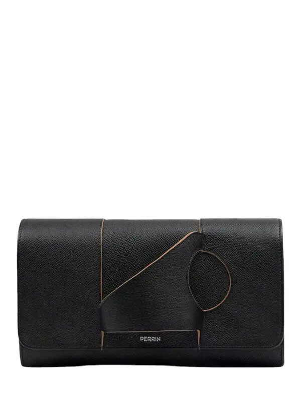 Perrin L'asymetrique Glove Clutch Bag - Black