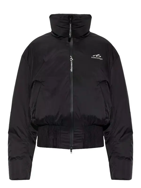 Balenciaga Bodies Cropped Puffer - Black
