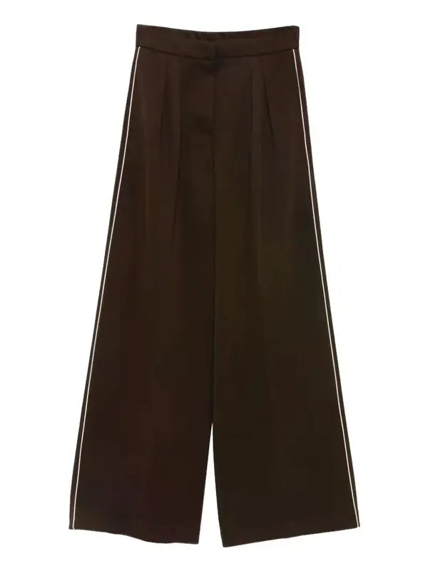 Max Mara Mmlsponda Side-stripe Trousers - Brown