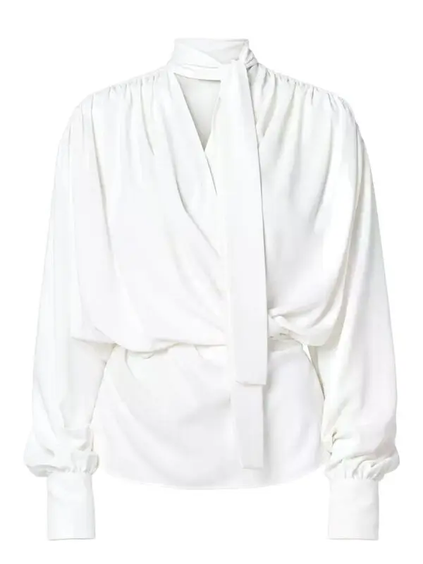 IRO PARIS Bliss Wrap-style Shirt - White