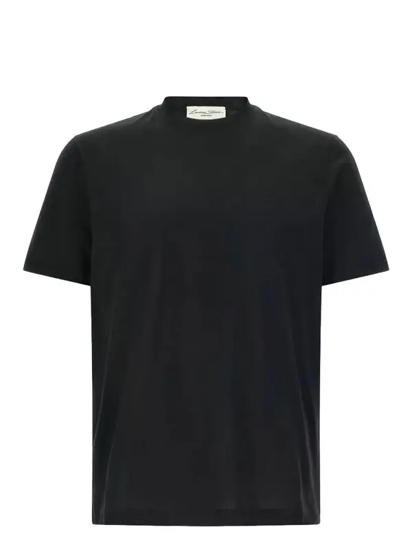 LARMERI STUDIO Side-slit T-shirt - Black