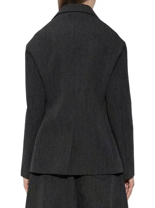 Balenciaga Stola Jacket In Dark - Grey