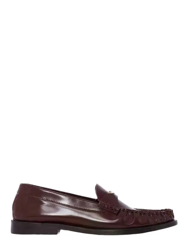 ANINE BING Amoc Loafers - Red