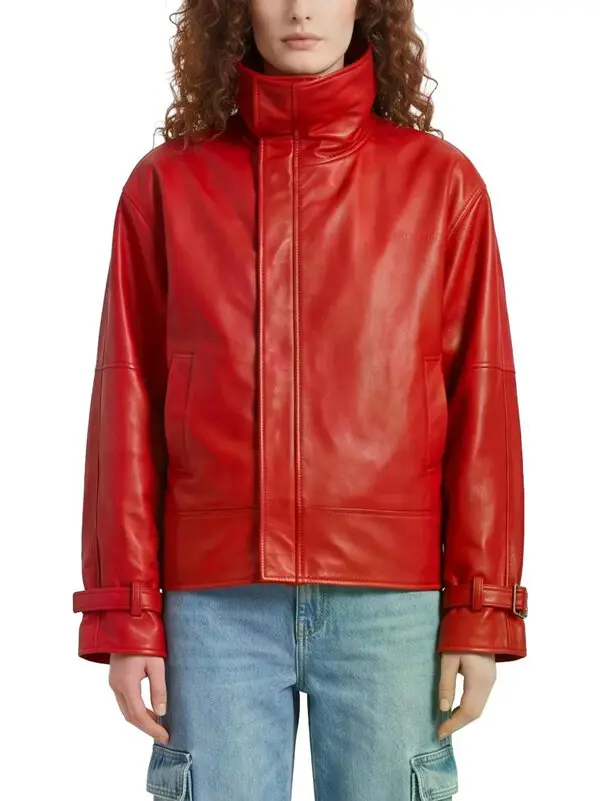 Balenciaga Round Bomber - Red