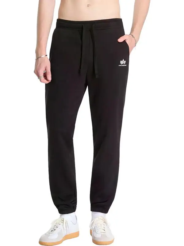 Alpha Industries Logo-print Track Pants - Black